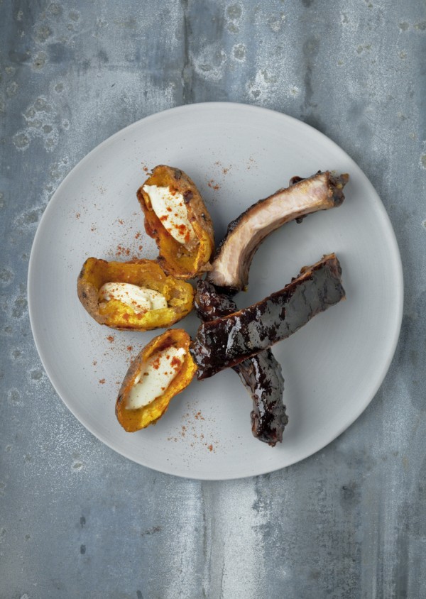 Spare ribs with ginger, honey, grapefruit, soy and coffee recipe | In ...